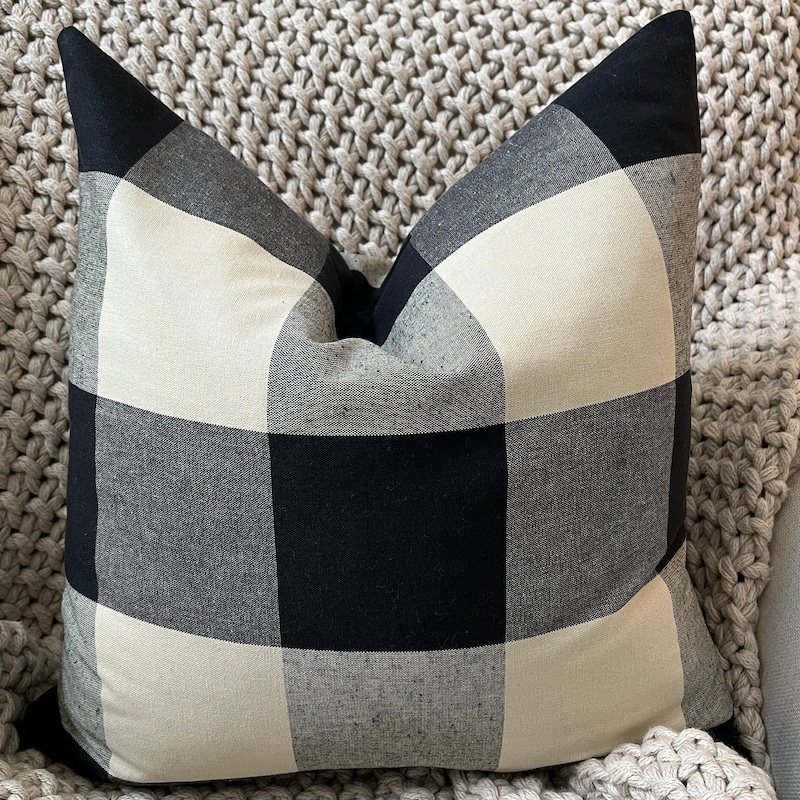 Buffalo Check Pillow - Etsy