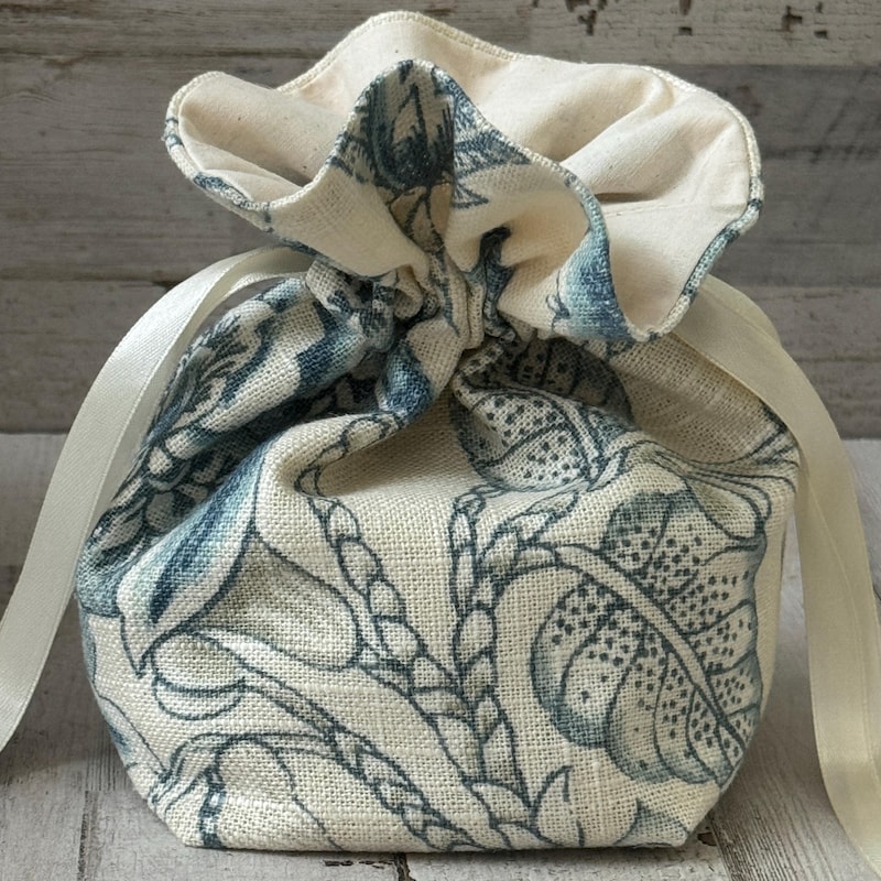 Linen Drawstring Bag - Etsy