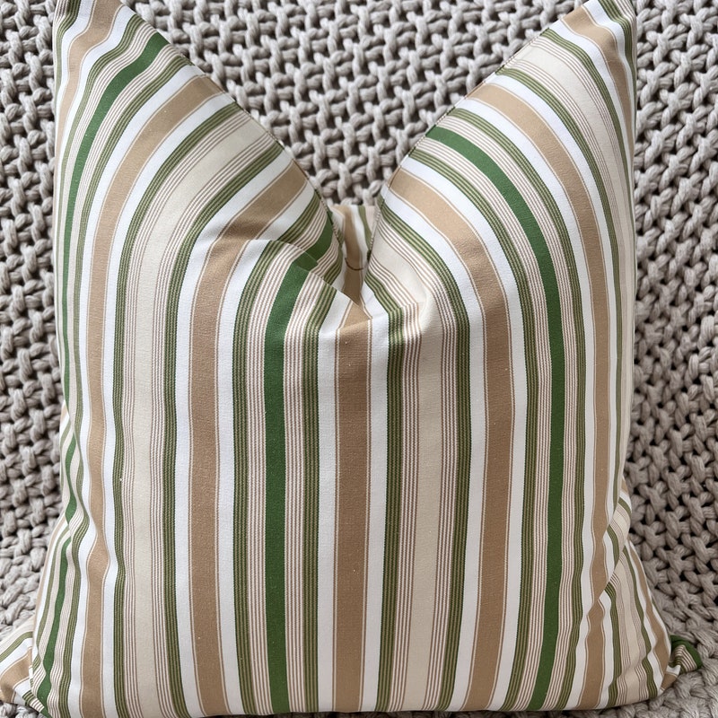 Striped Pillow - Etsy