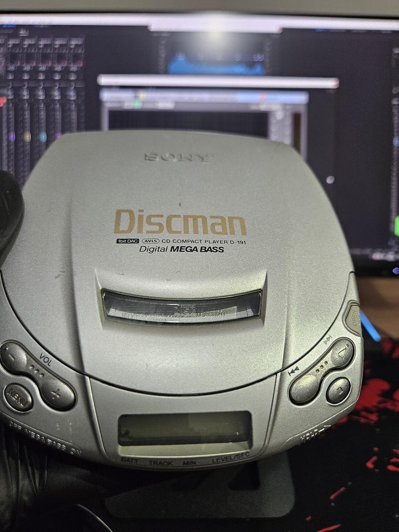 Sony Discman, Sony CD Walkman D - 191 Vintage CD Compact Player, Retro ...