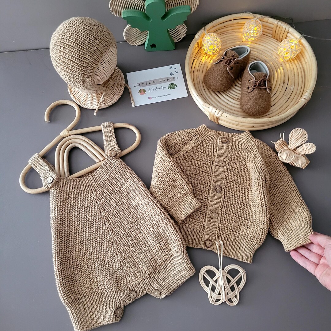 Newborn Coming Home Outfit, Baby Shower Gift, Cotton Baby Clothing Set ...