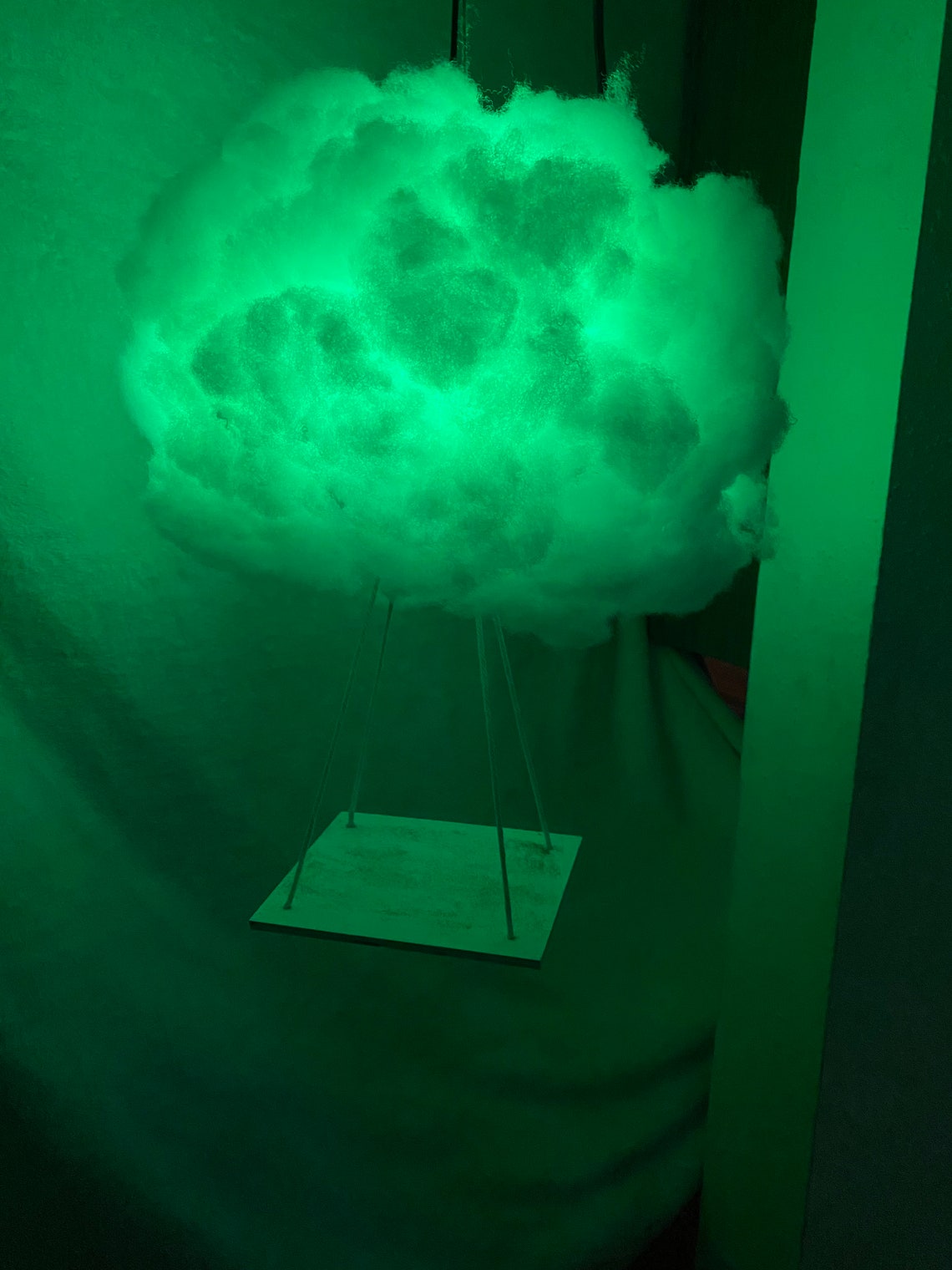 Floating Cloud Lamp With Floating Shelf Led Color Changing Cloud - Etsy