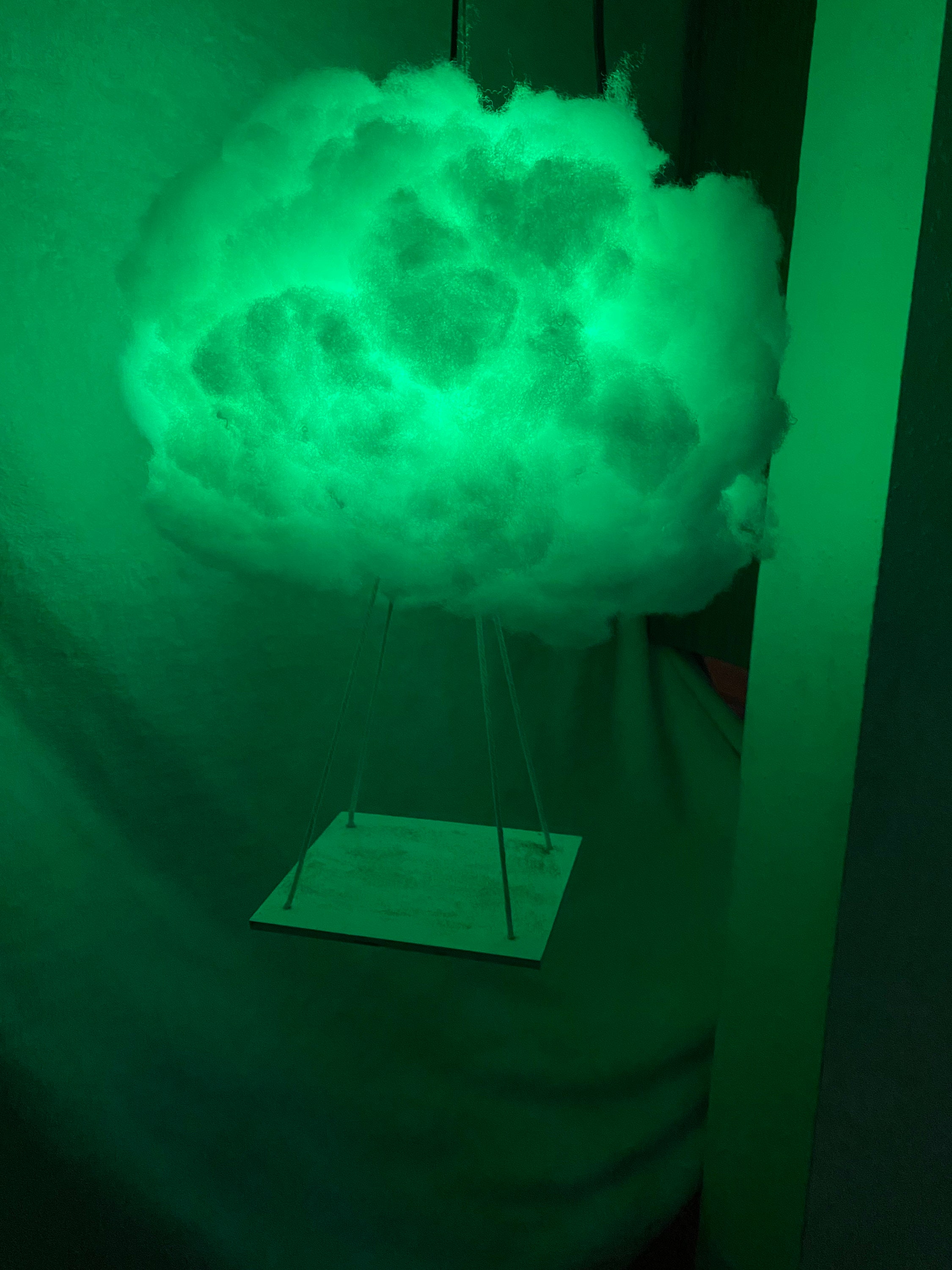 Floating Cloud Lamp With Floating Shelf Led Color Changing Cloud - Etsy