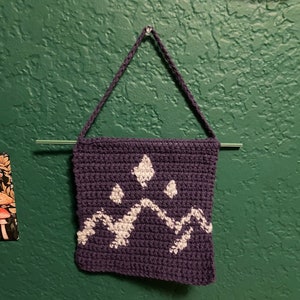 ACOTAR Tapestry Crochet Pattern-night Court Symbol - Etsy