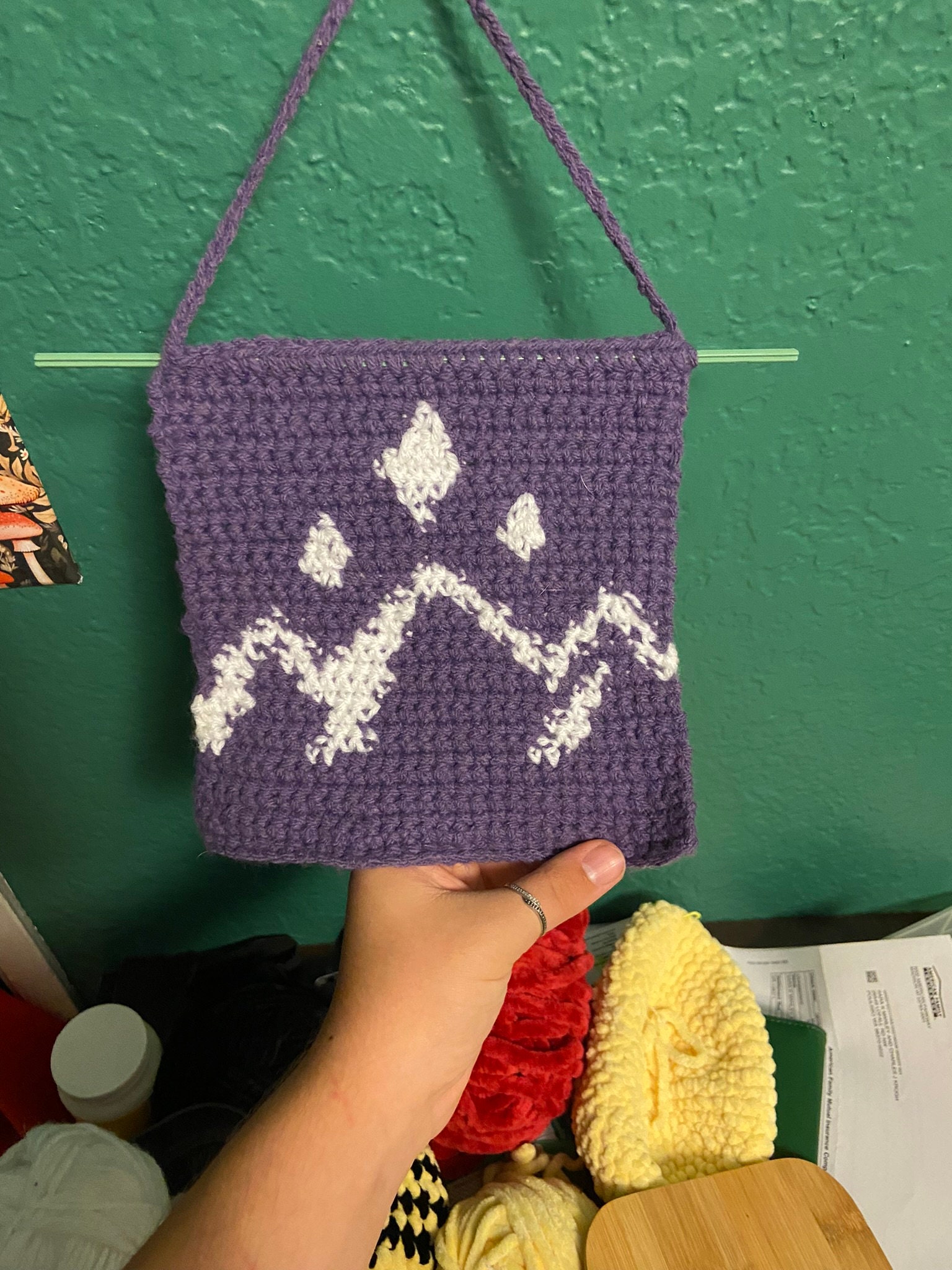 ACOTAR Tapestry Crochet Pattern-night Court Symbol - Etsy