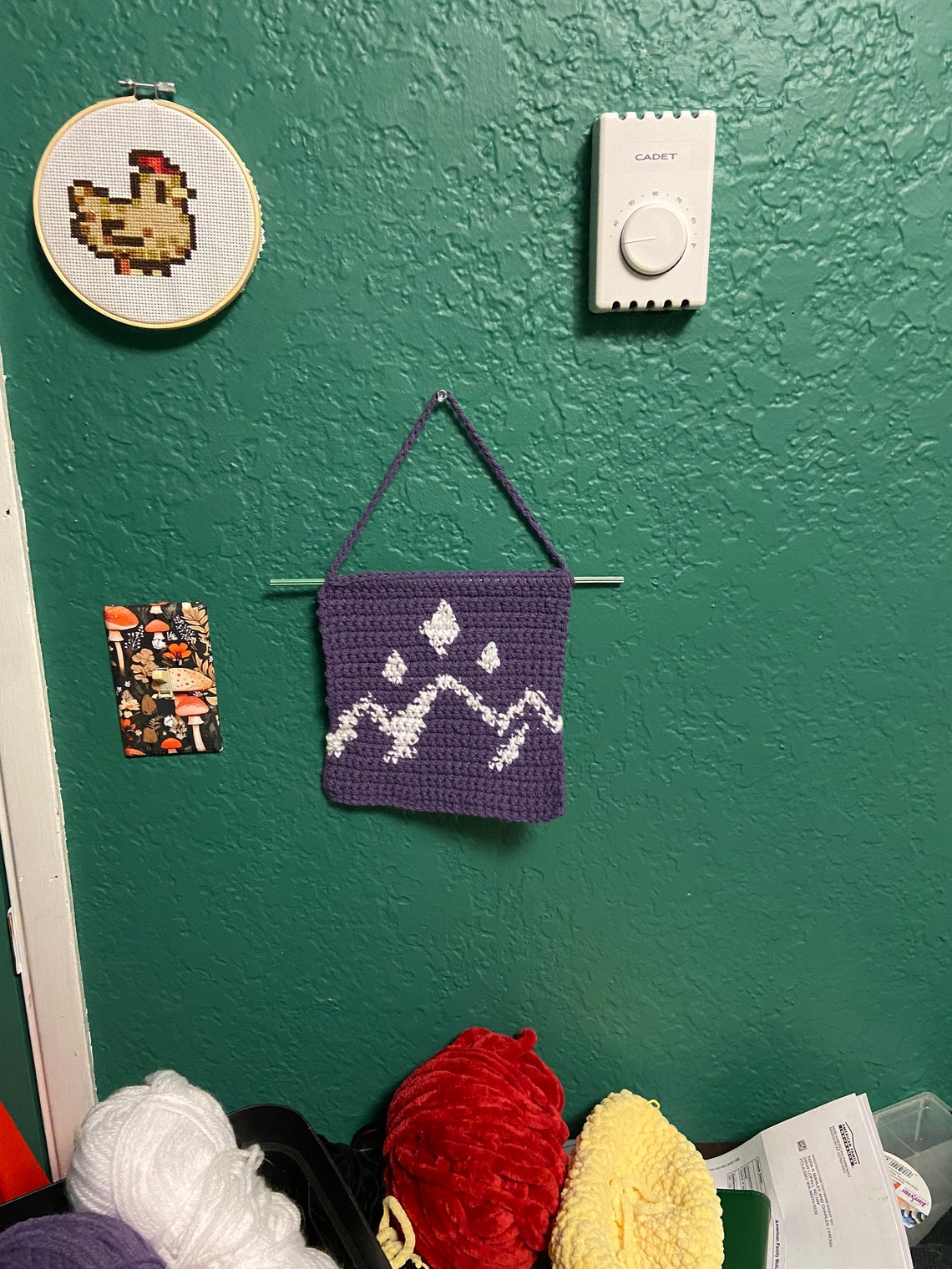 ACOTAR Tapestry Crochet Pattern-night Court Symbol - Etsy