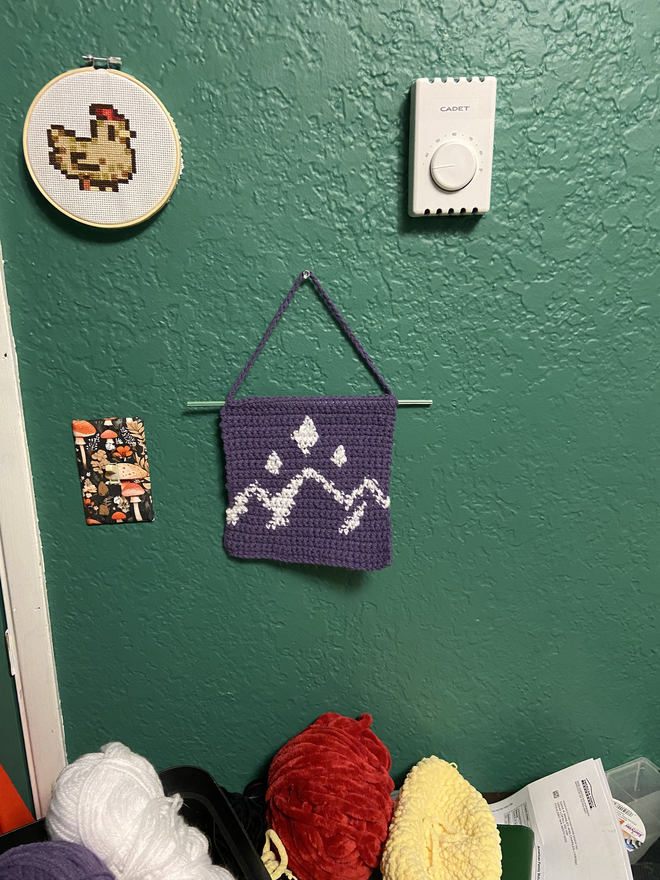 ACOTAR Tapestry Crochet Pattern-night Court Symbol - Etsy