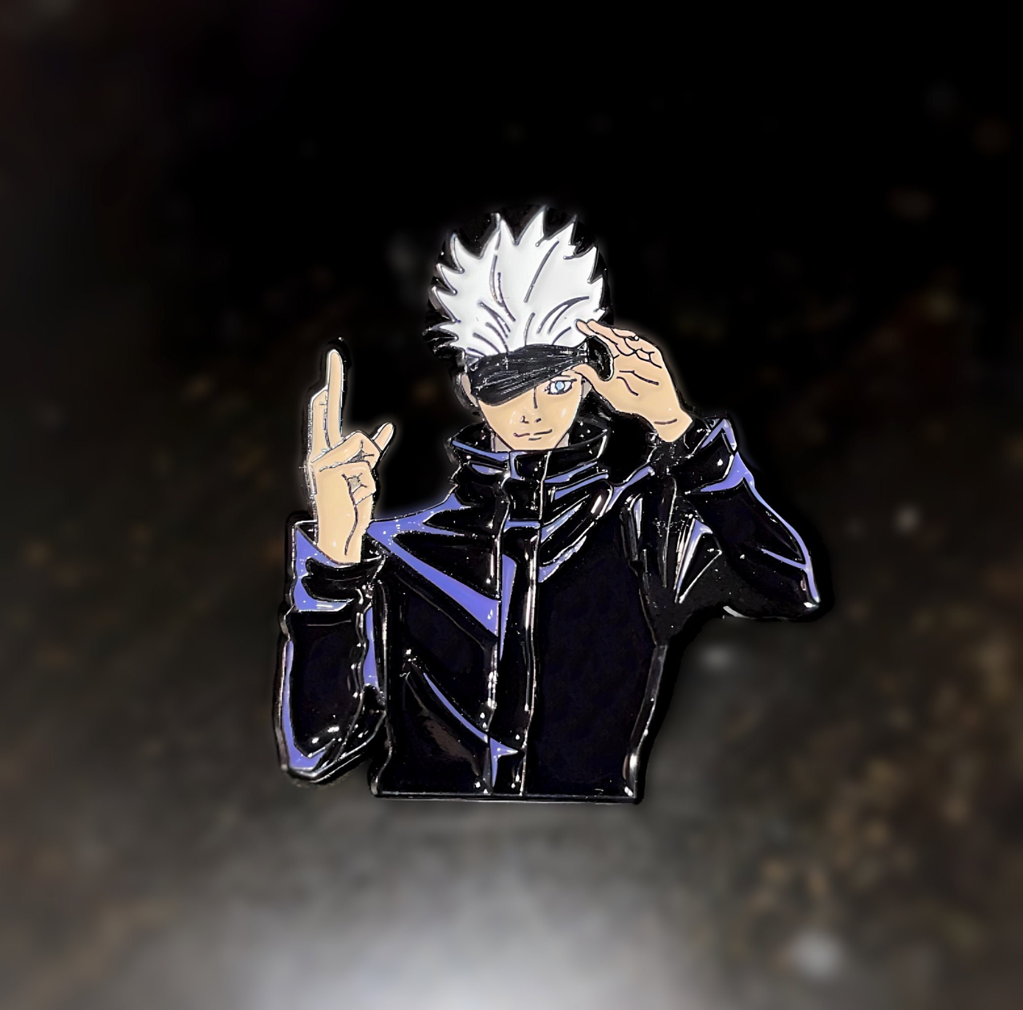 Gojo Satoru Soft Enamel Pin - Etsy