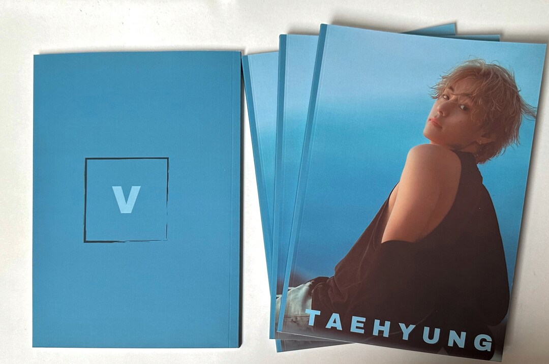 BTS Kim Taehuyng Box Layover Edition photobook, Polaroids, Photocards ...