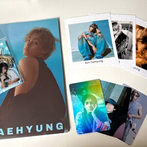 BTS Kim Taehuyng Box Layover Edition photobook, Polaroids, Photocards ...
