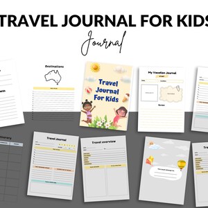 Travel Journals for Kids - Fun Travel Diary for Children, Adventure ...