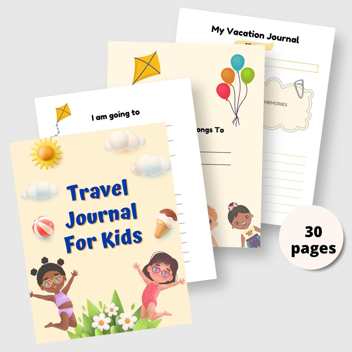Travel Journals for Kids - Fun Travel Diary for Children, Adventure ...