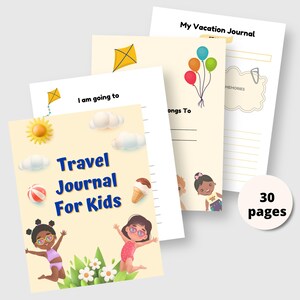 Travel Journals for Kids - Fun Travel Diary for Children, Adventure ...