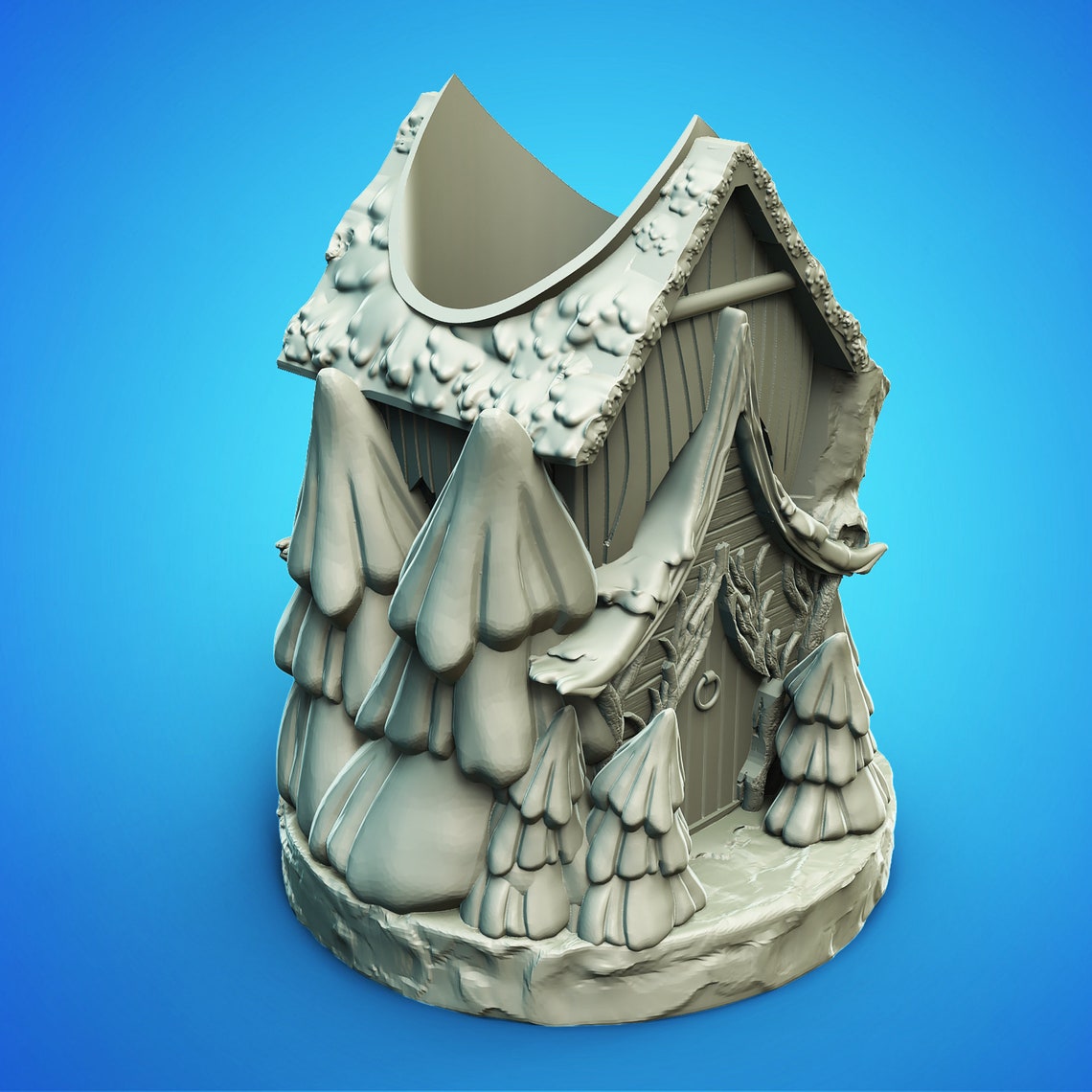 Winter Snow Hut Bottle Holder - STL Format 3D Printable Ready File - Etsy