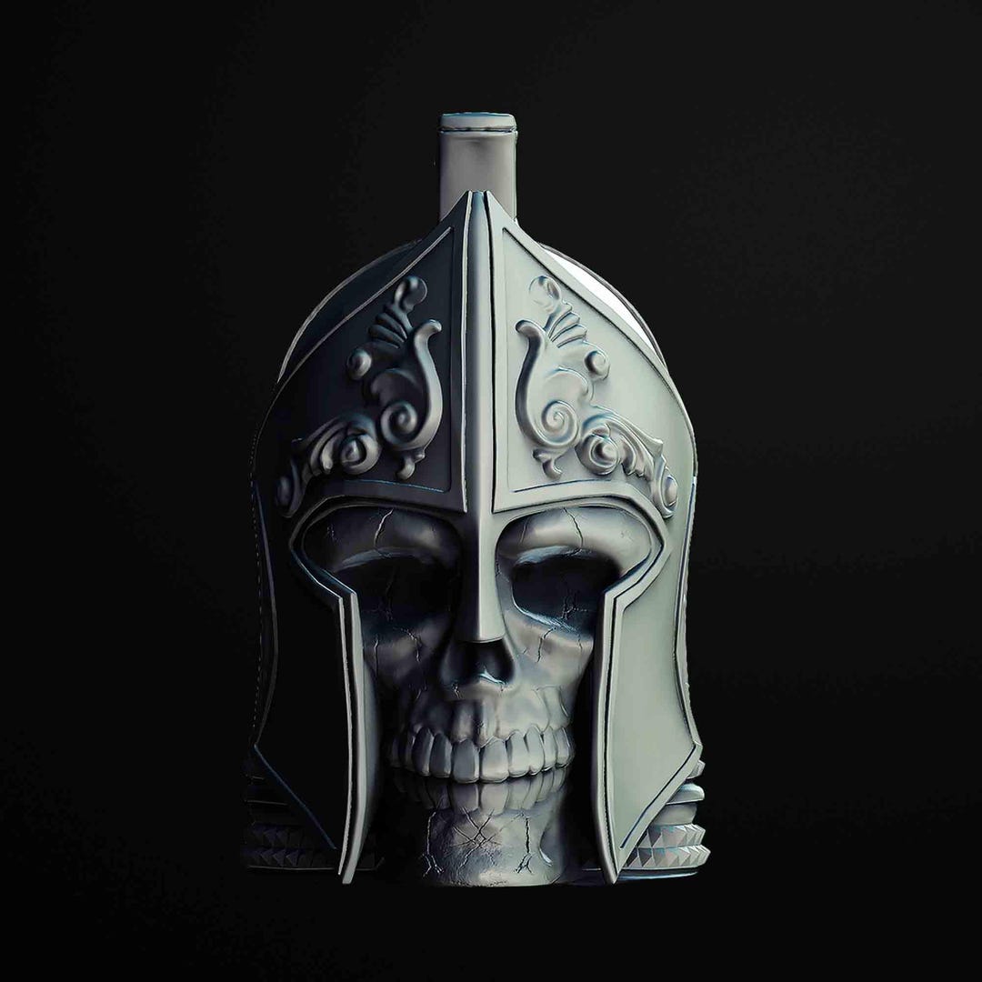 Greek Skull Jar 3D Printer STL File - Etsy