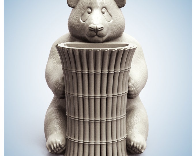 Cute Panda STL - Etsy