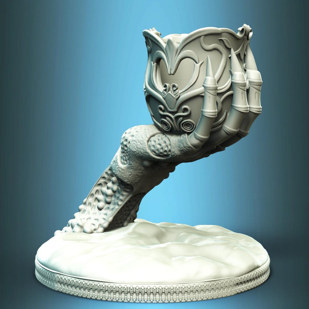 Rosy Grip Goblet Bottle & Can Holder - STL Format 3D Printable Ready ...