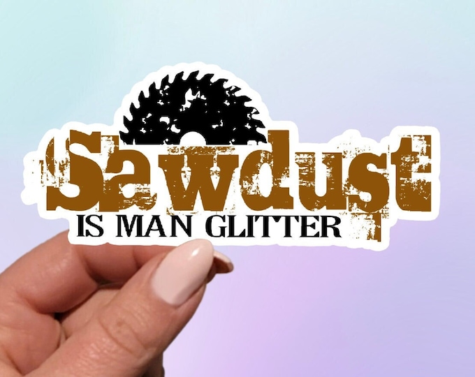 Nailed It Sticker, Hammer Sticker, Jokes Stickers, Woodworkers Gift ...