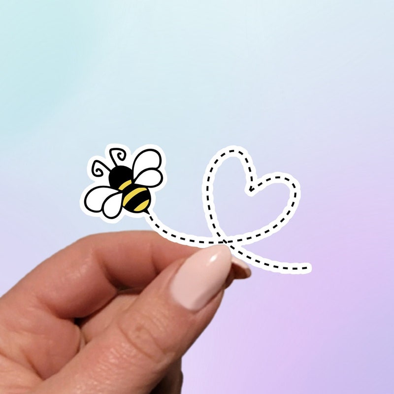 Bee Sticker - Etsy