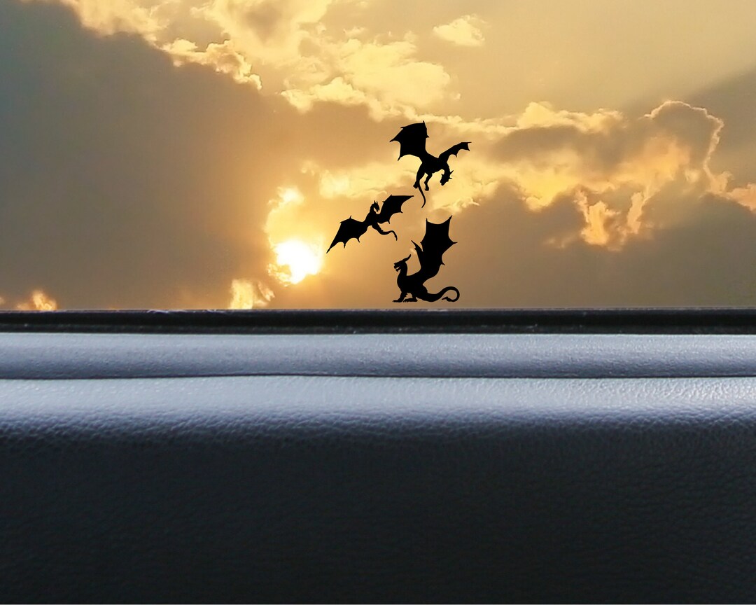 Dragon Hidden Easter Egg Decals | Tiny Dragon Decals | Small Decal for ...