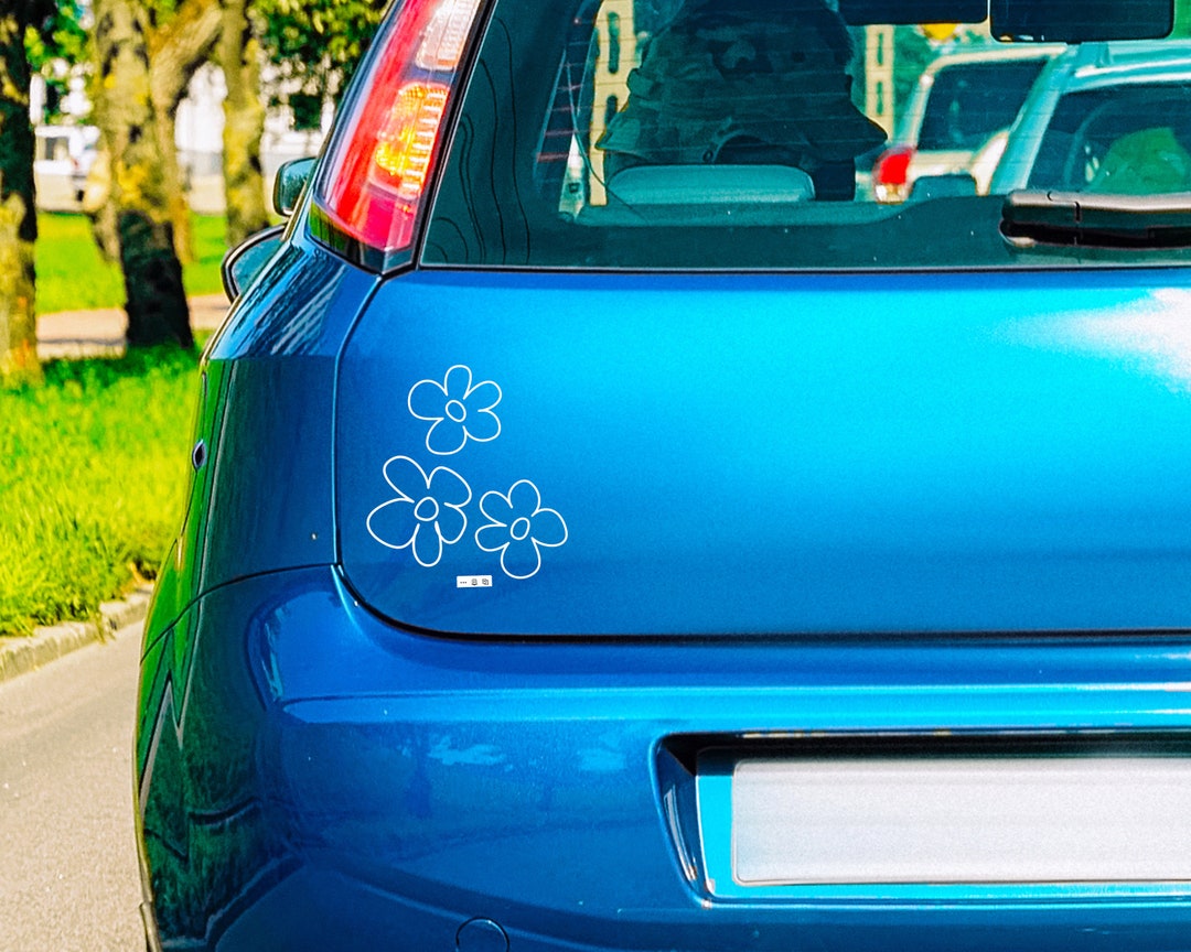 Cute Flower Decal | Daisy Car Decal | Flower Decal for Car | Flower ...