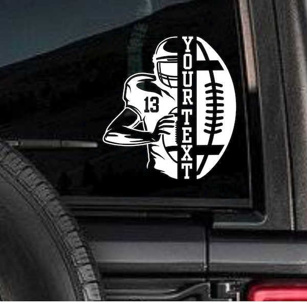Football Team Car Decals - Etsy