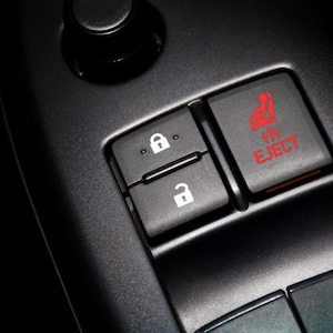 Eject Blank Button Decal for Car | Blank Button Car Sticker | Eject ...