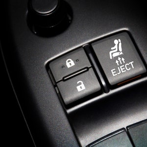 Eject Blank Button Decal for Car | Blank Button Car Sticker | Eject ...