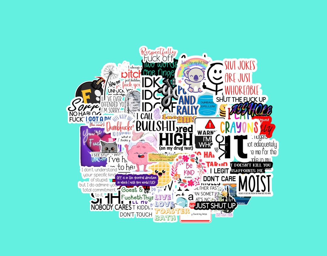 Adult Sticker Pact | Offensive Sticker Pack | Funny Offensive Stickers ...