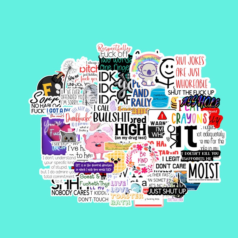 Adult Sticker Pack Dirty - Etsy