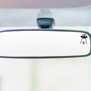 UFO Hidden Easter Egg Decals | Tiny Decal Alien | Small Decal for Cars ...