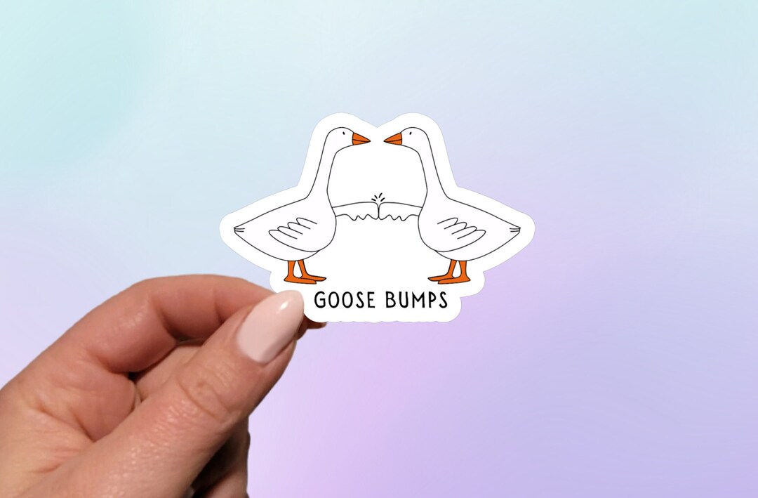 Goosebumps Sticker | Goose Bumps Sticker | Give Daps Sticker | Laptop ...