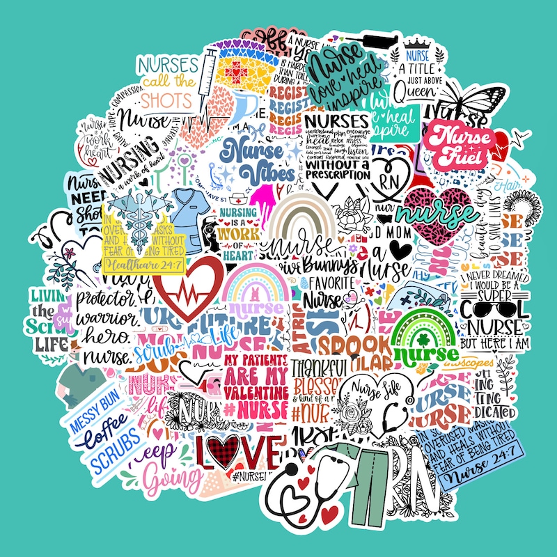Nurse Supplies Stickers - Etsy