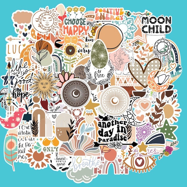 Boho Sticker - Etsy