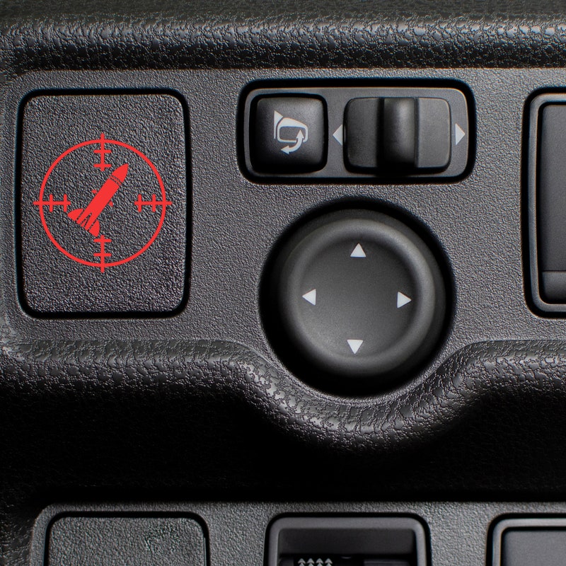 Car Button Blank Sticker - Etsy
