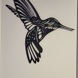 Hummingbird Wall Art | Home Décor 3D Printed | Housewarming Gift - Etsy