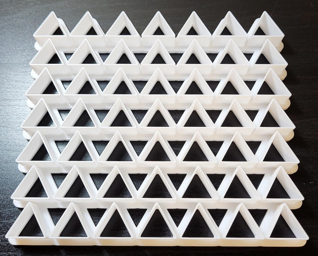 Triangle Shaped Cookies, Biscuits, Crackers Multi Cutter | Cuts Sheet ...