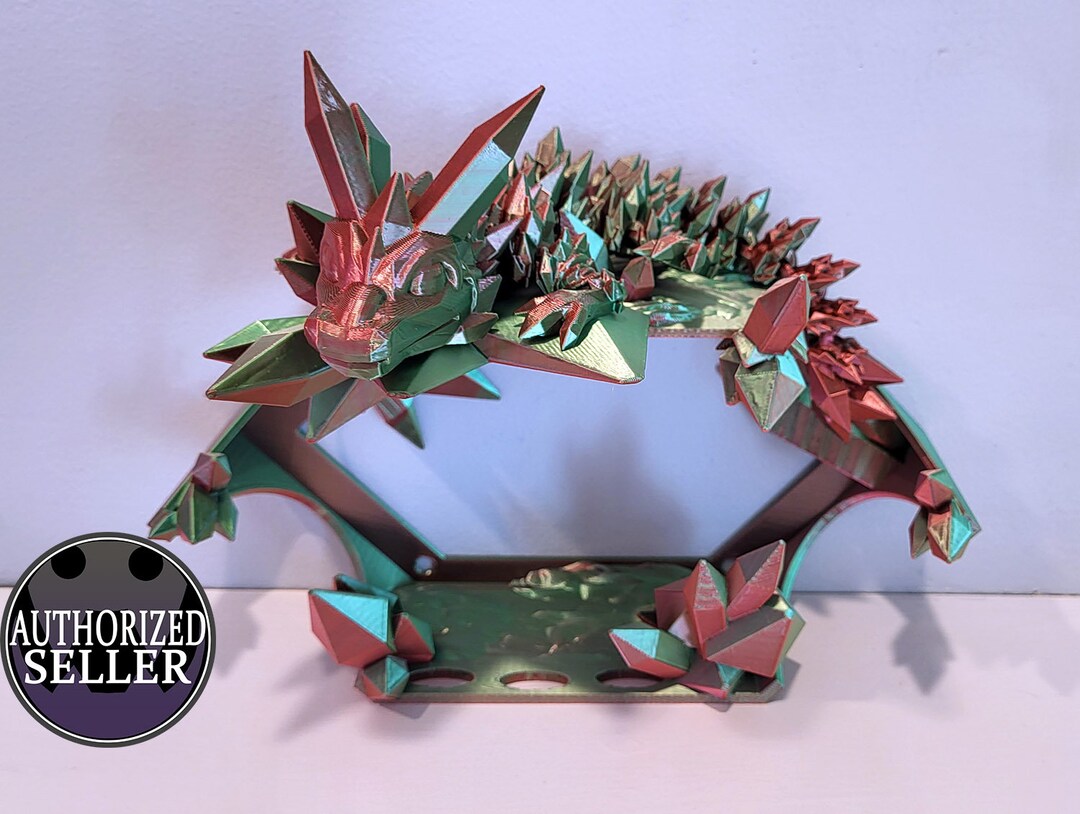 Crystal Dragon Shelf Cave, Wall Mount Display Shelf for Wall or Desk - Etsy