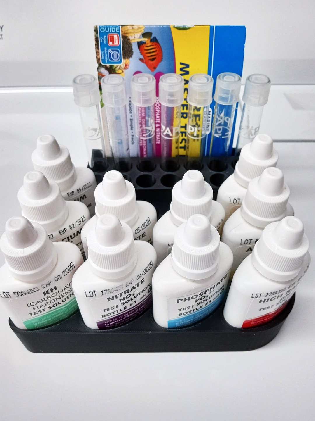 Test Tube and Reagent Rack - Aquarium Test Kit Holder - Etsy