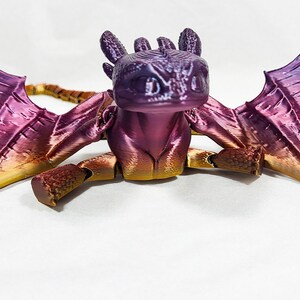Toothless Baby 3D Dragon Articulated Fidget Toy Decoration - Etsy