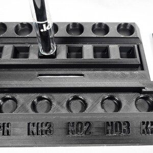 API Aquarium Test Kit Tube Holder With Drying Rack - - Etsy