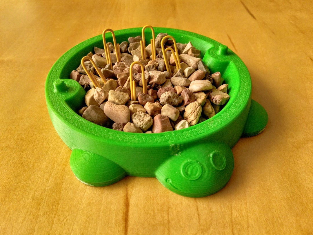 Mini Sandbox Turtle With Lid Cap | Reptile Feeder | Desk Organizer ...