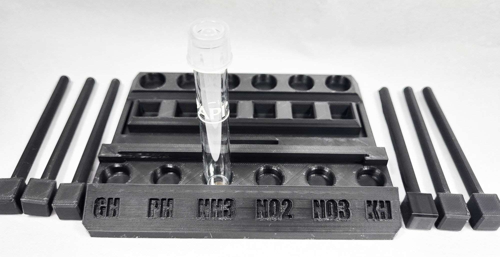 API Aquarium Test Kit Tube Holder With Drying Rack - - Etsy