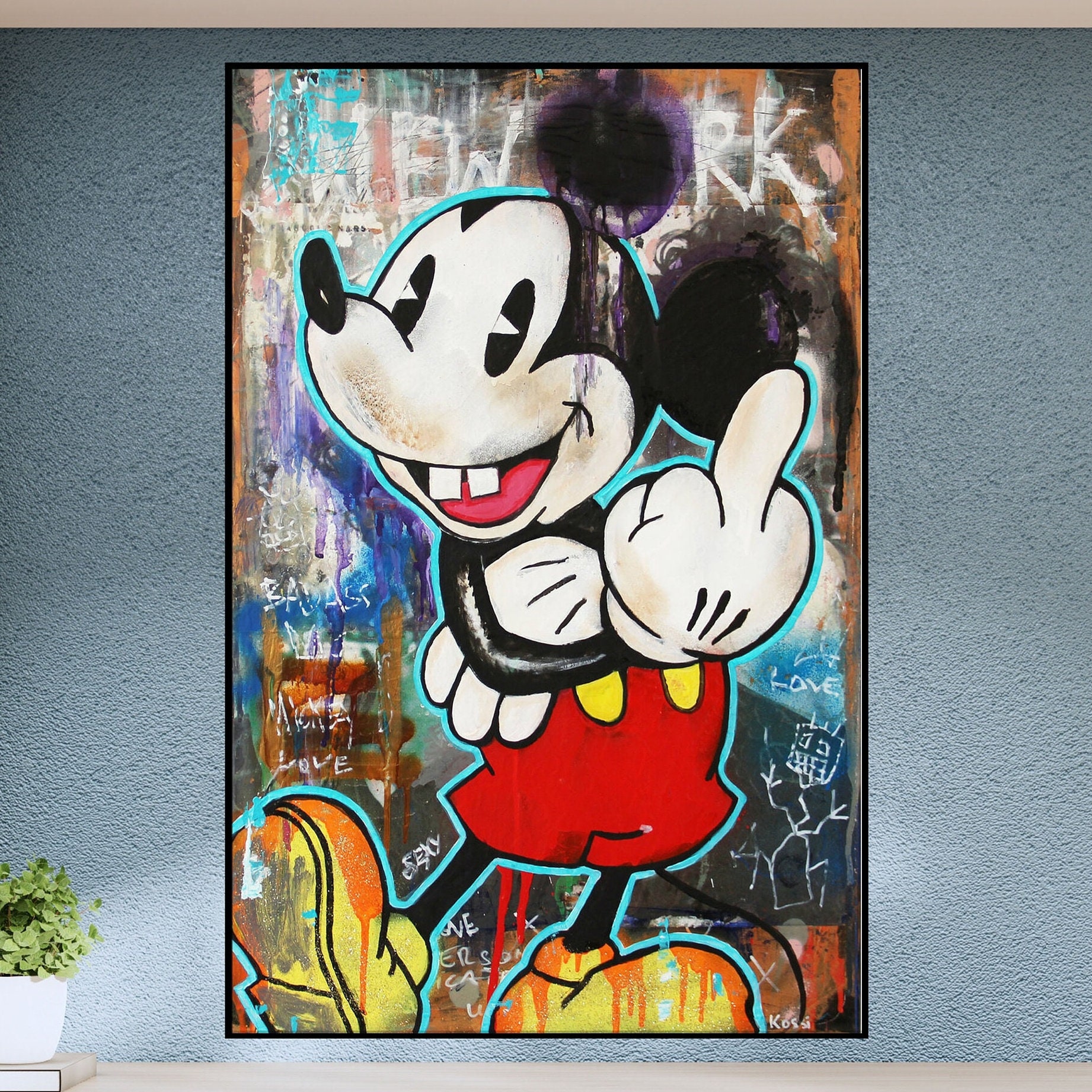 Obey Mickey Mouse Hands