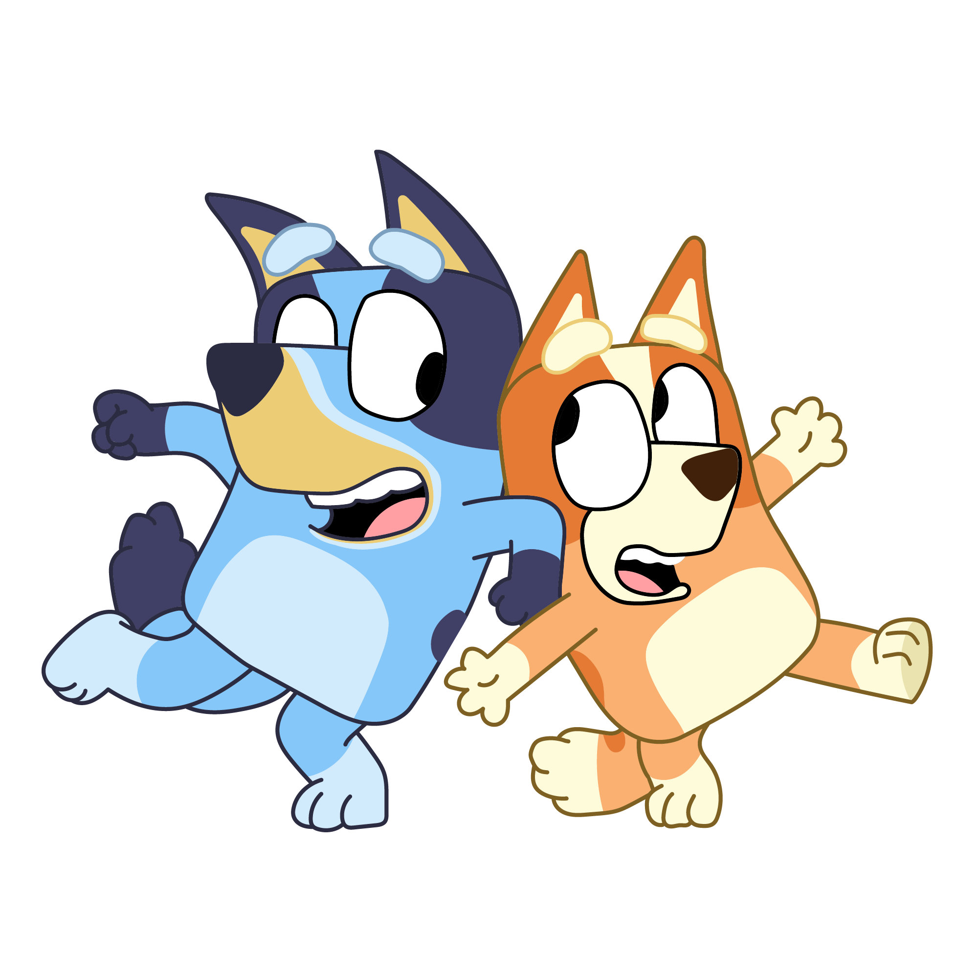 Bluey and Friends Bluey SVG digital download - Etsy México