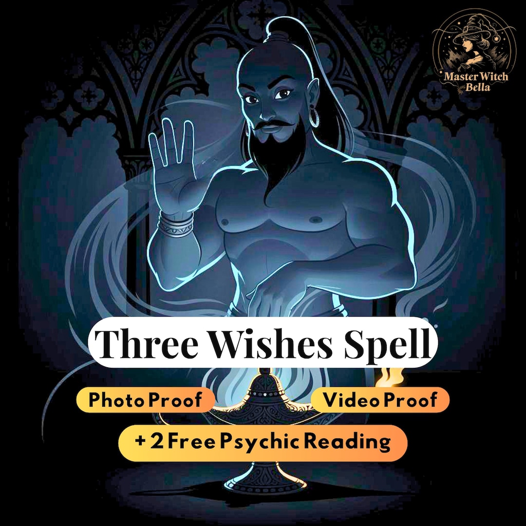 Powerful Three Wishes Spell, Manifest Wealth, Love and Success Now + 3 ...