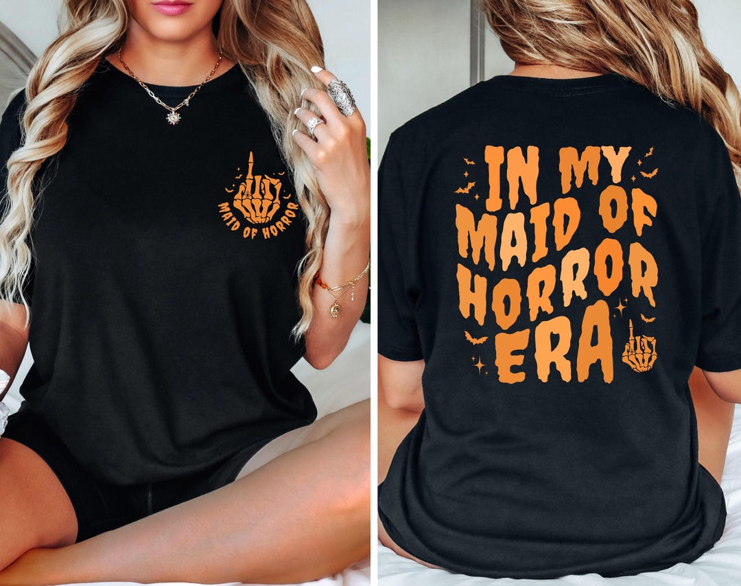In My Maid of Horror Era Shirt, Halloween Maid of Honor Tshirt, MOH ...