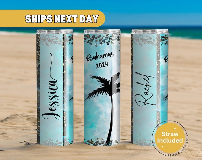 Custom Vacation Tumbler, Personalized Name Family Vacation Gift ...