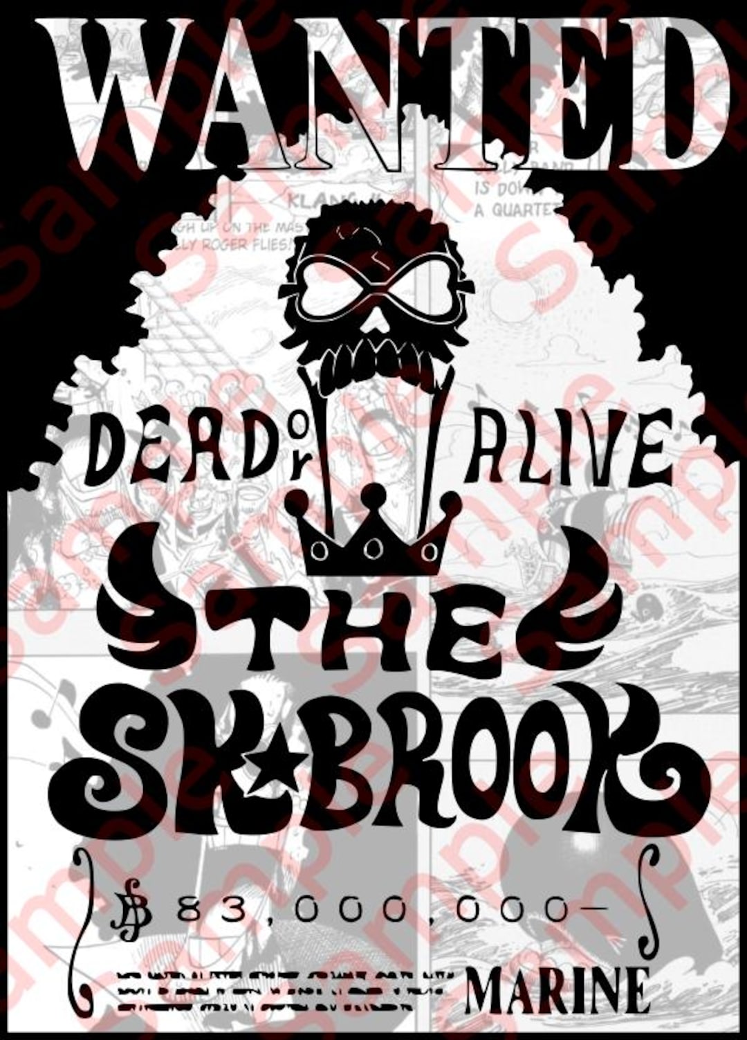 Brook Wanted Poster SVG PNG - Etsy