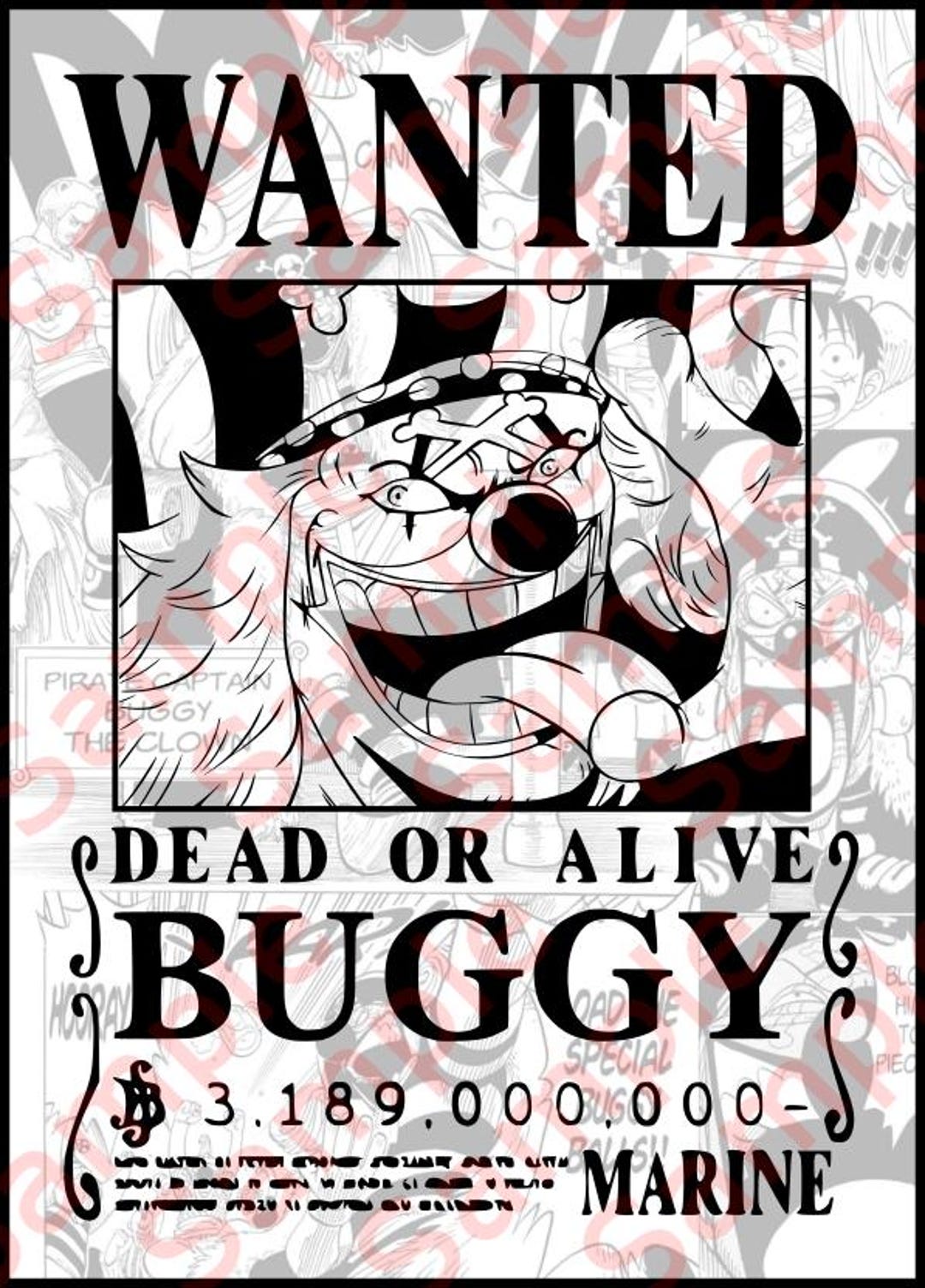 Buggy Wanted Poster SVG PNG - Etsy